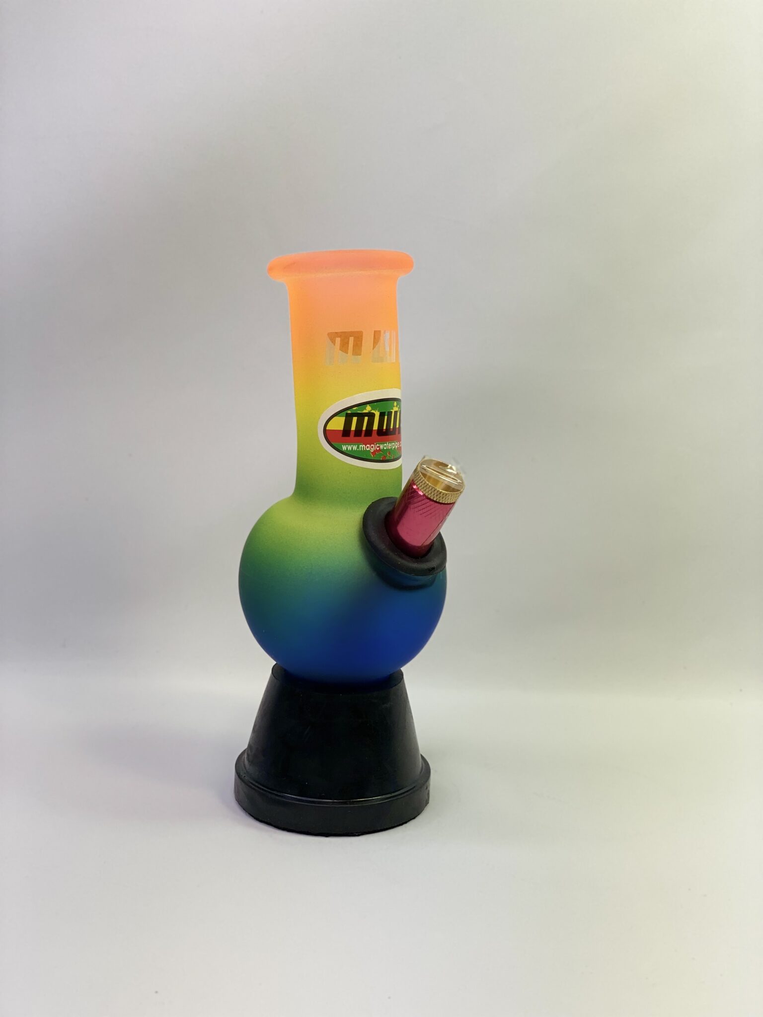 MWP Small Orange Rainbow Bonza 20cm - East Coast Bongs