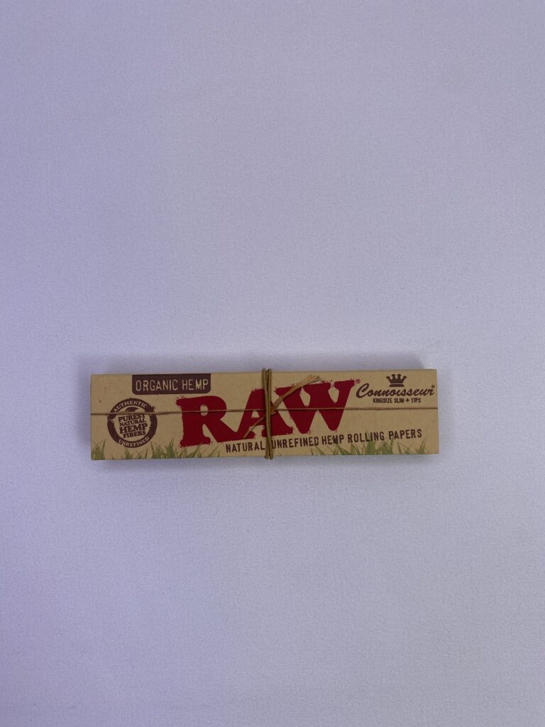 RAW King size Organice Hemp with Tips - East Coast Bongs