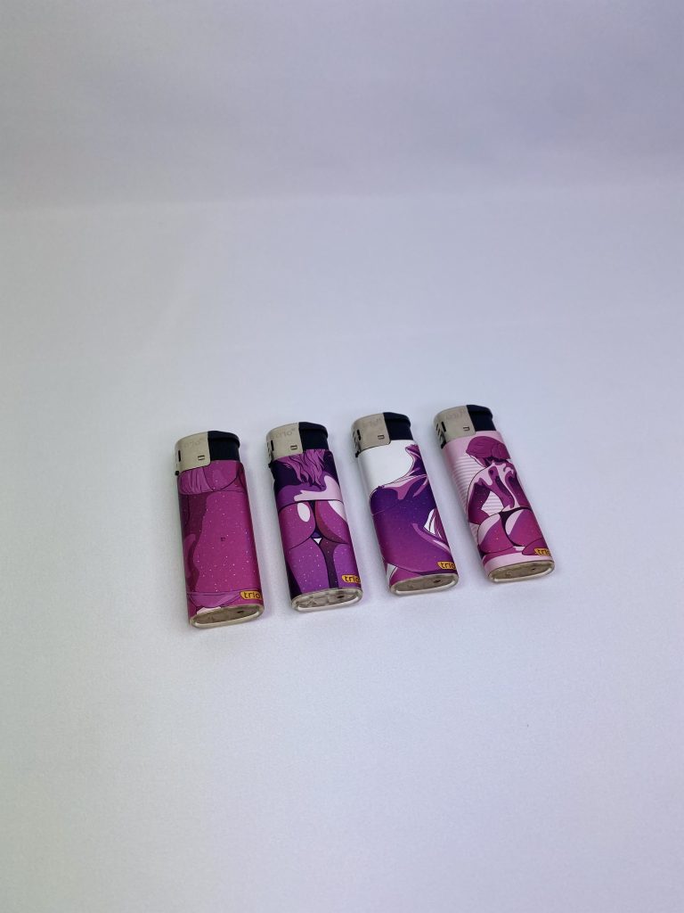 Refillable Lighter Girl Designs - East Coast Bongs
