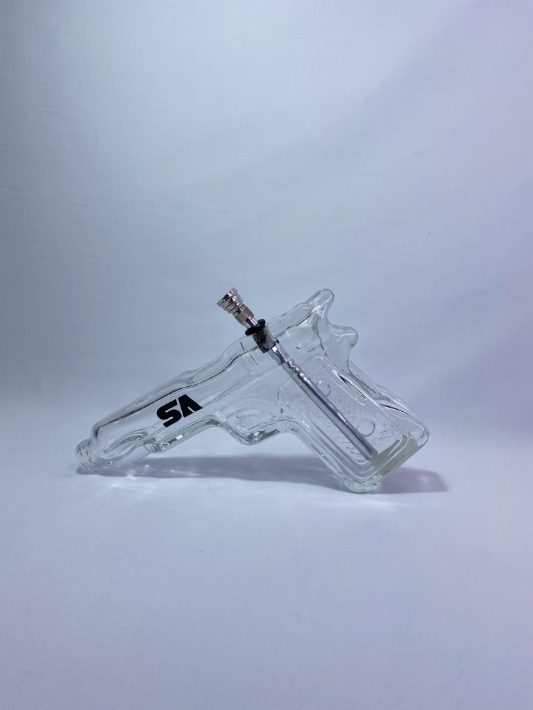 Stone Age Pistol Gun Water Pipe 22cm - East Coast Bongs