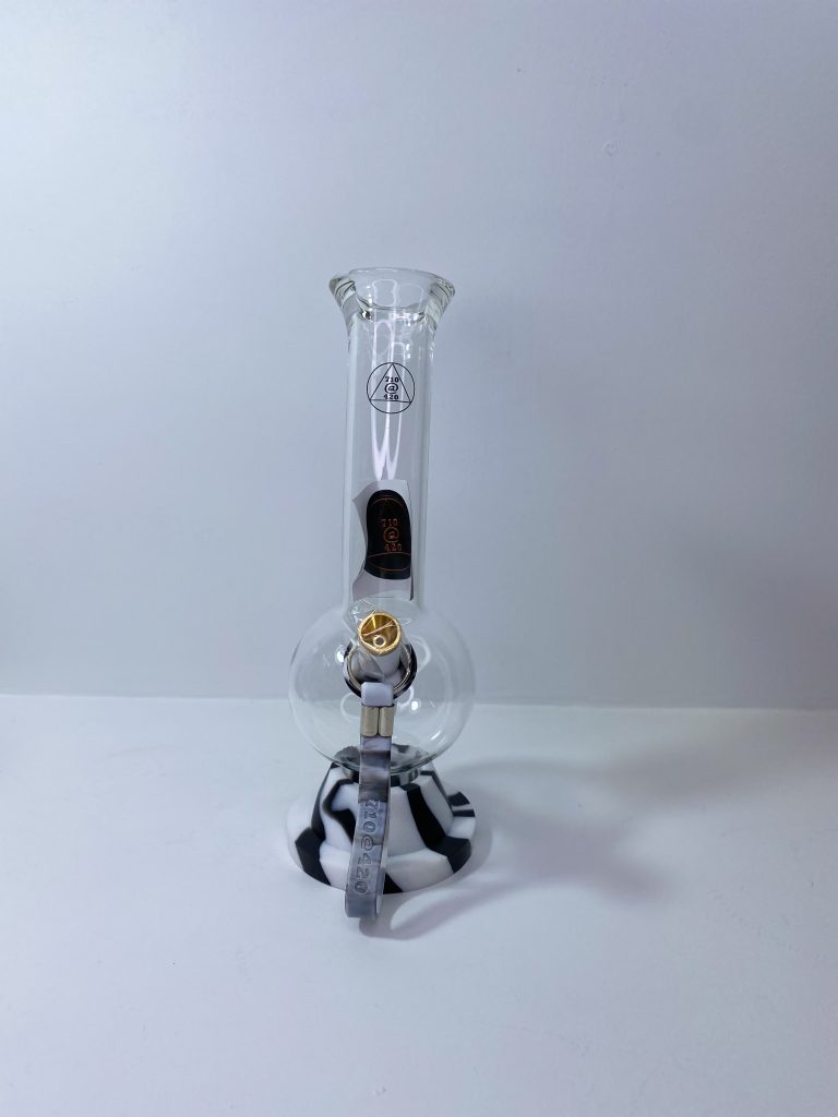 710420 Medium Bubble 25cm MS Zebra - East Coast Bongs