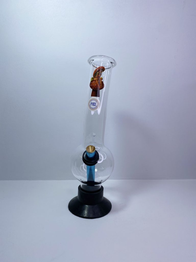 Pyrex Large "Mushroom Lady" Bonza 30cm - East Coast Bongs