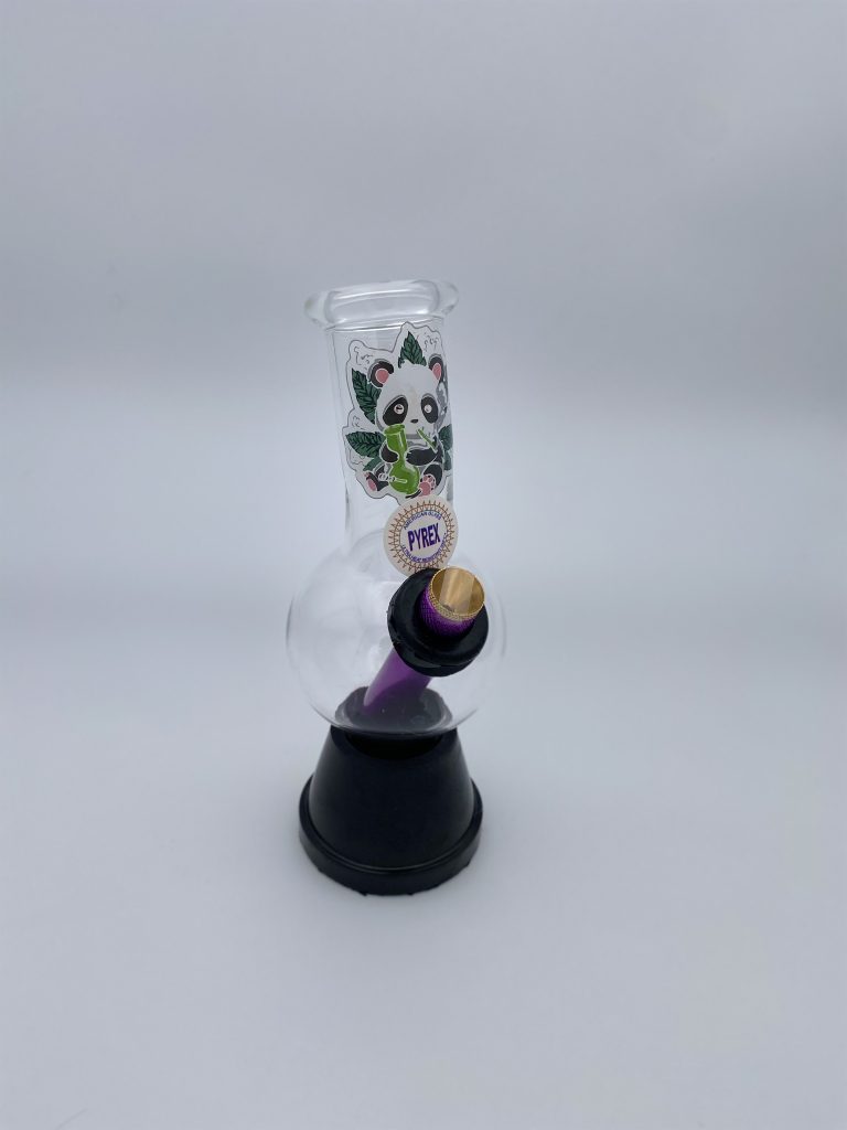 Pyrex Glass Panda Bonza Small 20cm - East Coast Bongs