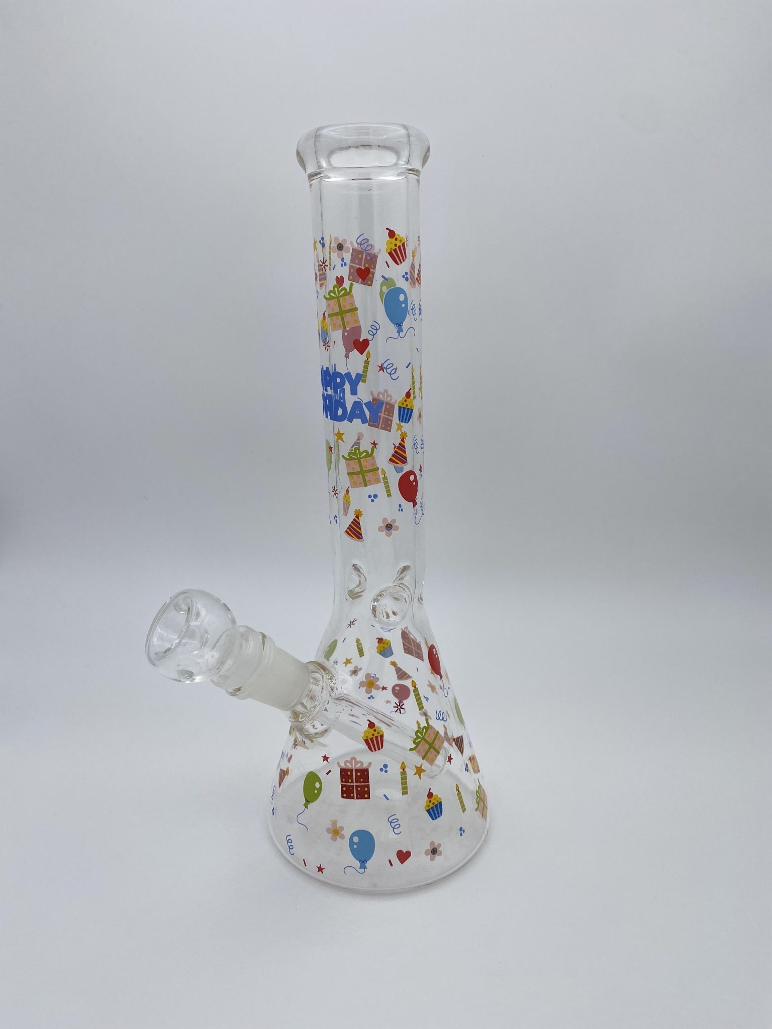 Happy Birthday Beaker 25cm - East Coast Bongs