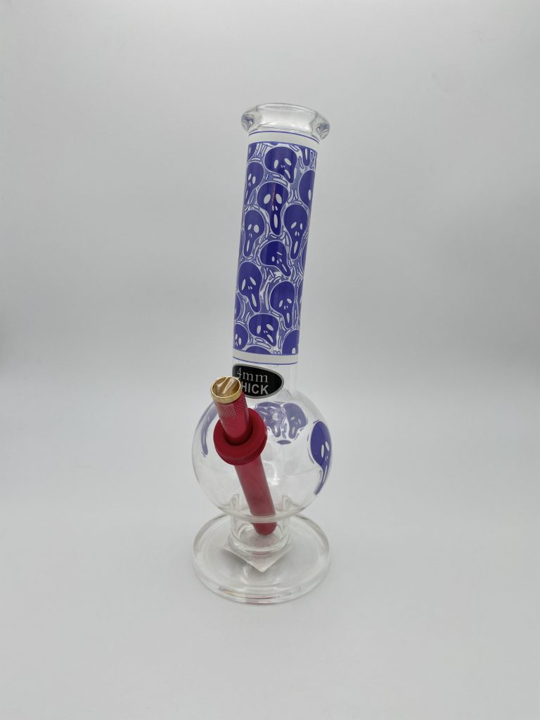 MWP Large Bonza Bubble Glass Base 'Scream' Bong 28cm - East Coast Bongs