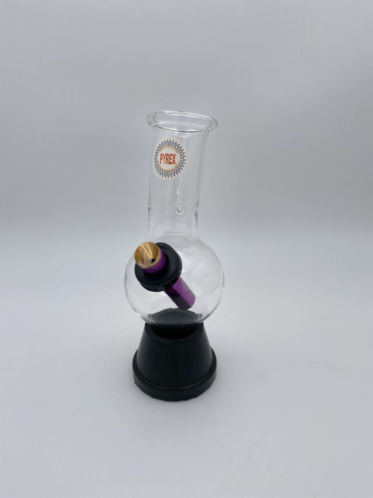 Pyrex Small Bonza Bubble Bong 20cm - East Coast Bongs