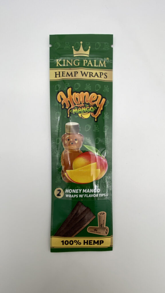 King Palm Hemp Wraps Honey Mango 2p - East Coast Bongs