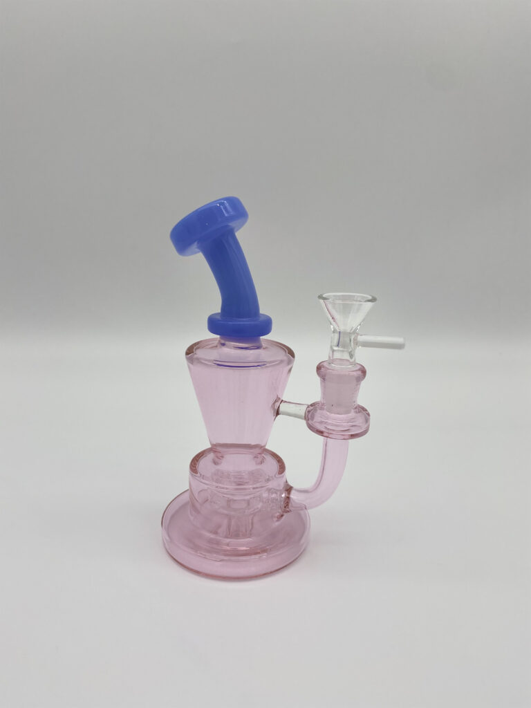 Bubbler Percolator Pink/ Purple 17.8cm - East Coast Bongs
