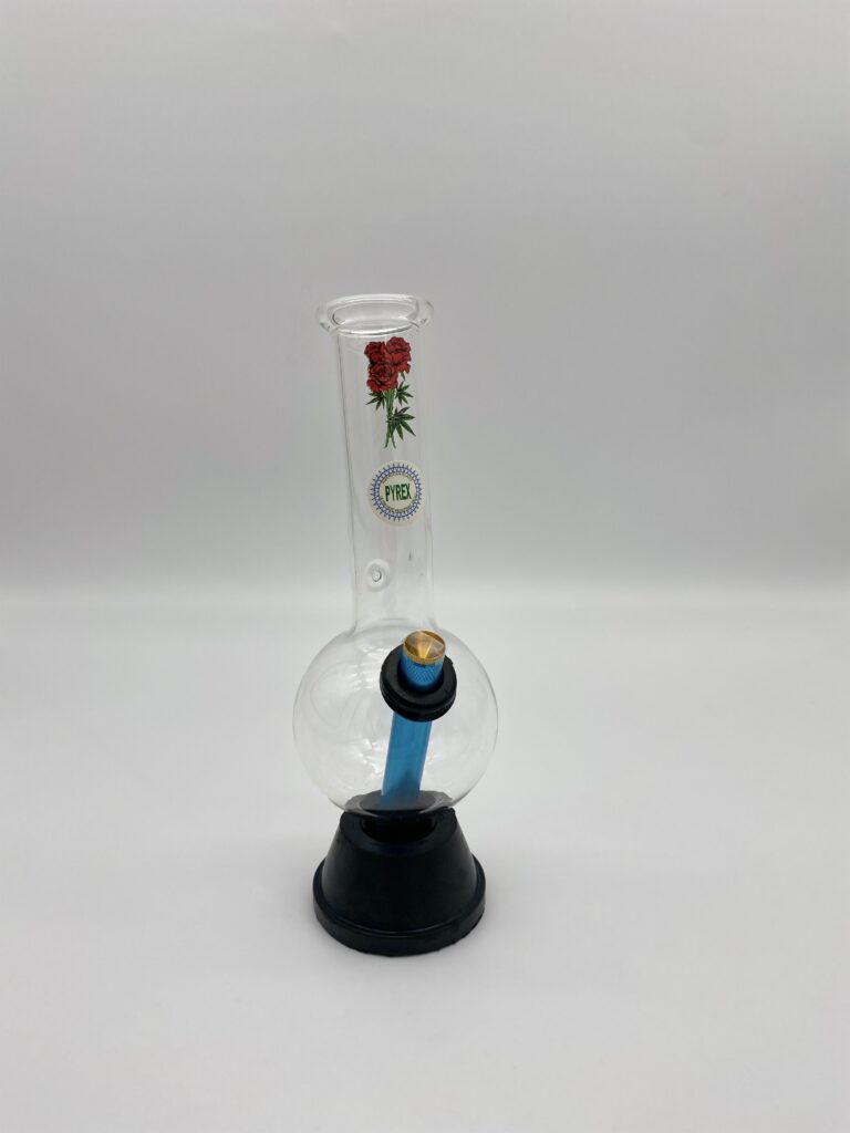 Pyrex Medium Bonza Bubble “Roses” 26cm - East Coast Bongs