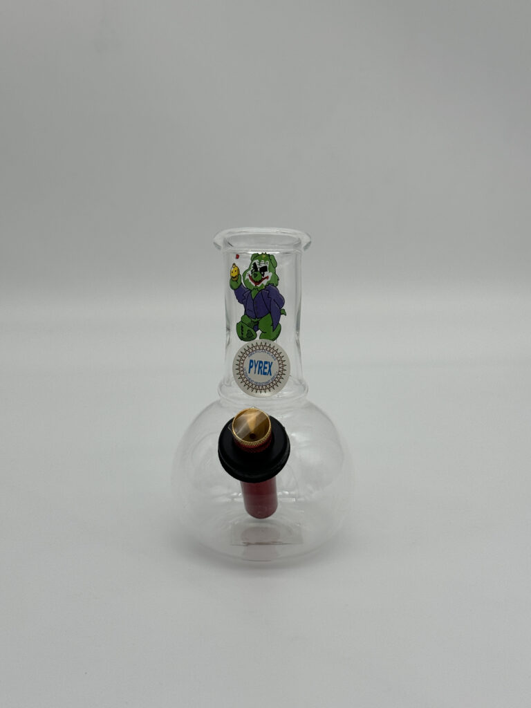 Pyrex Baby Bubble Bonza 14cm Joker Bear - East Coast Bongs