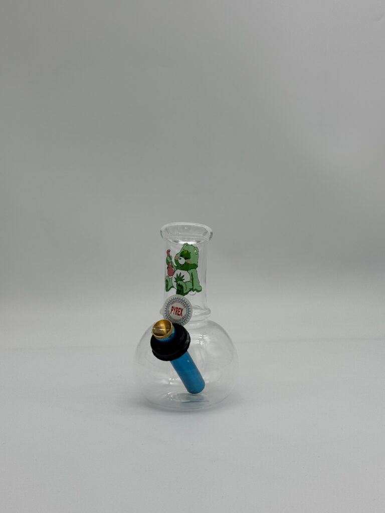 Pyrex Baby Bubble 'Green Bong CB' 15cm - East Coast Bongs